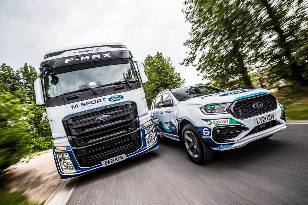 M-Sport Ford WRC Team Gives F-MAX Truck And Ranger Pickup The Rally ...