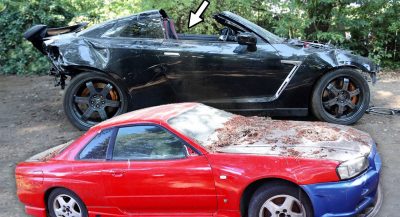 Abandoned Nissan R34 Skyline Will Soon Have The Underpinnings Of An R35 ...