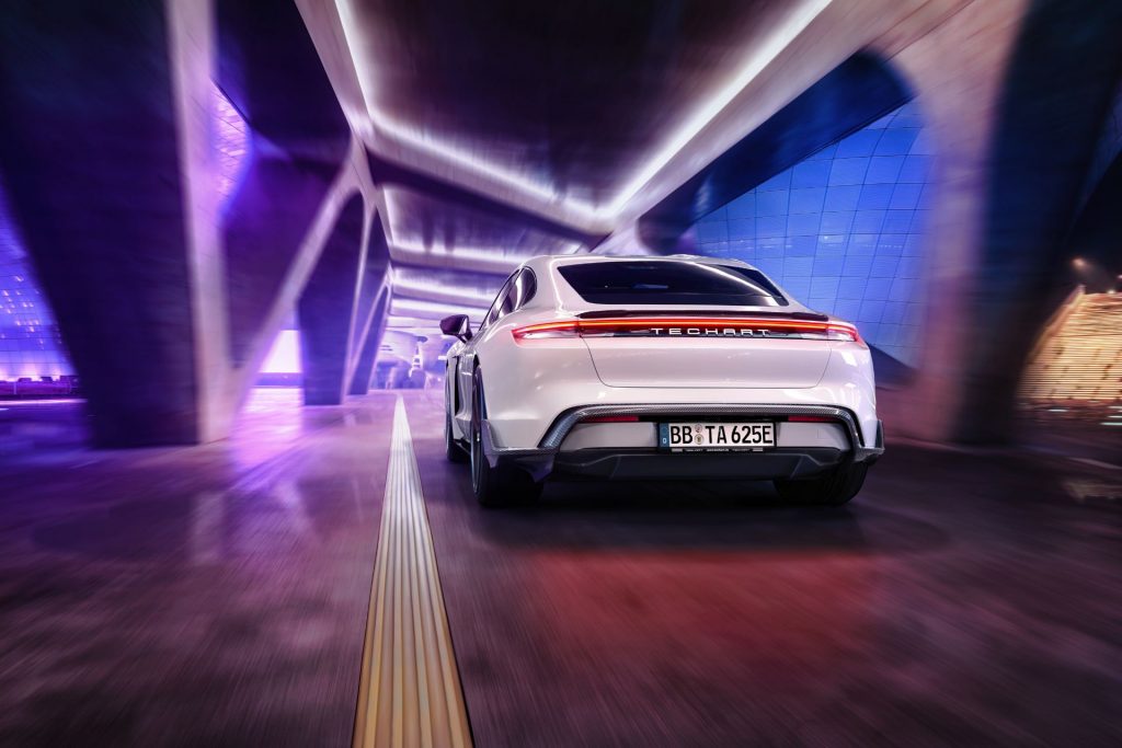 TechArt Gives Porsche Taycan A Subtle Carbon-Fiber Aero Kit | Carscoops