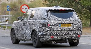 2023 Range Rover Spotted In Hot SVR Guise Under Heavy Camouflage ...