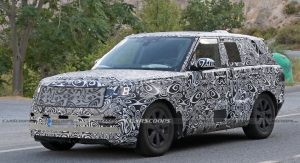 2023 Range Rover Spotted In Hot SVR Guise Under Heavy Camouflage ...
