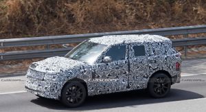 Range Rover Sport SVR Spied With Huge Brakes And Quad Exhaust Pipes ...