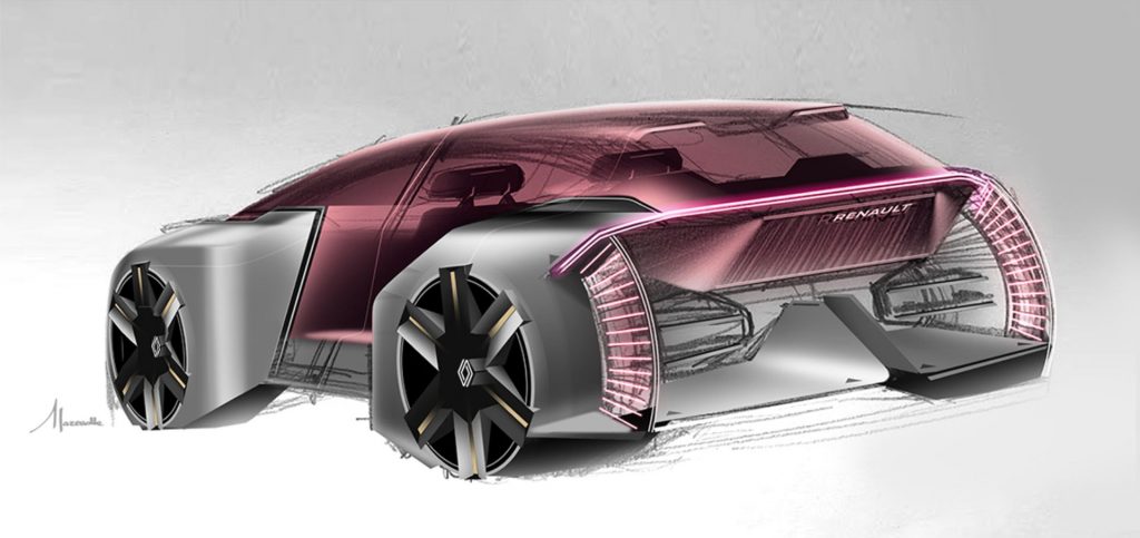 Future Renault Clio EV Envisioned By Design Students | Carscoops