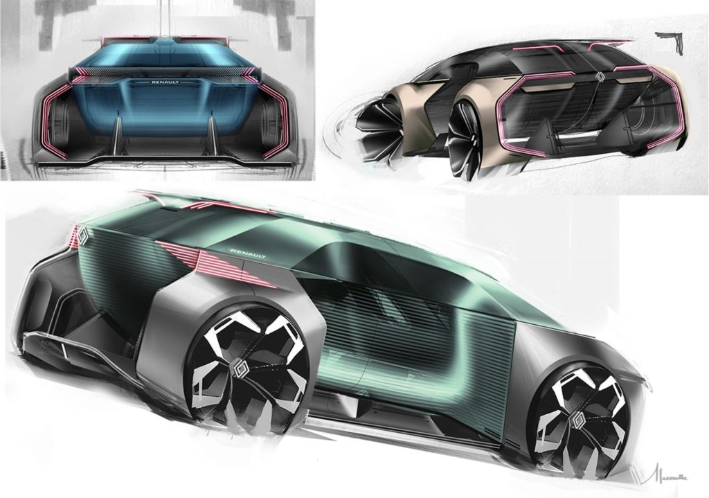 Future Renault Clio EV Envisioned By Design Students | Carscoops