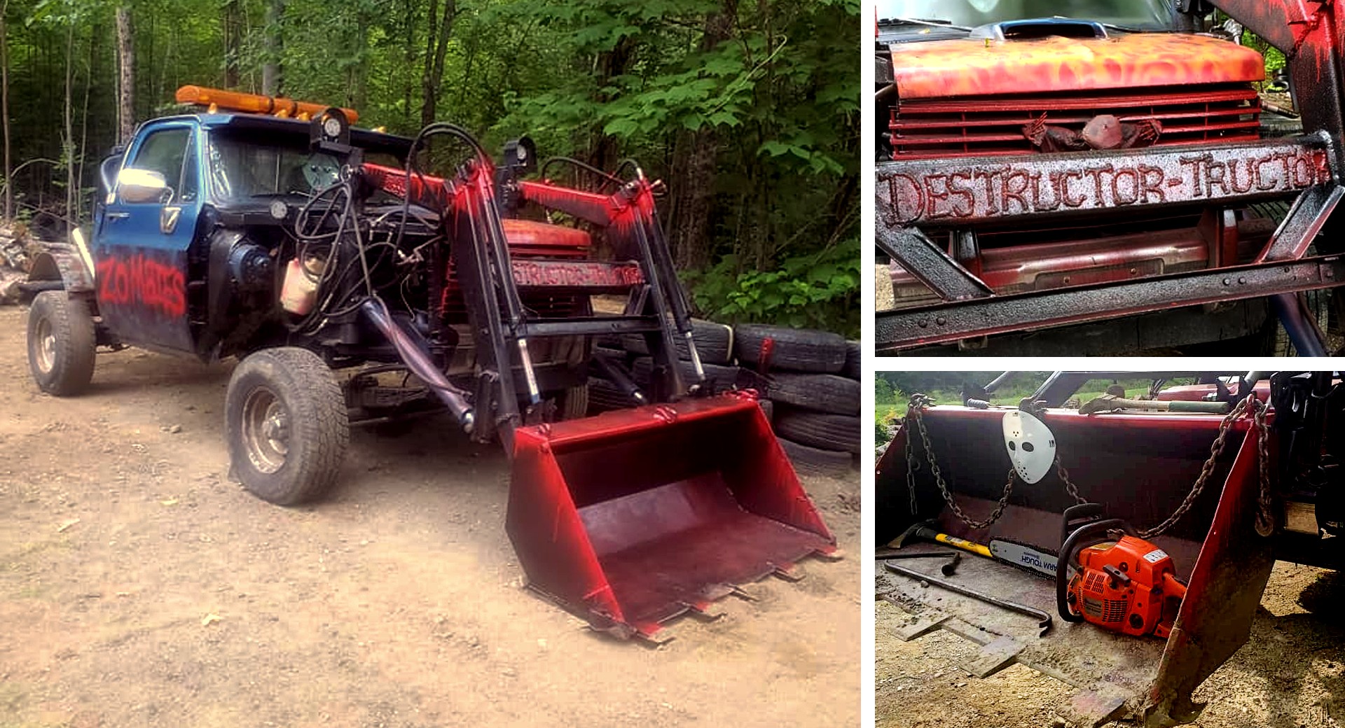 The Destructor Tructor Is Both A Pickup And A Bulldozer | Carscoops