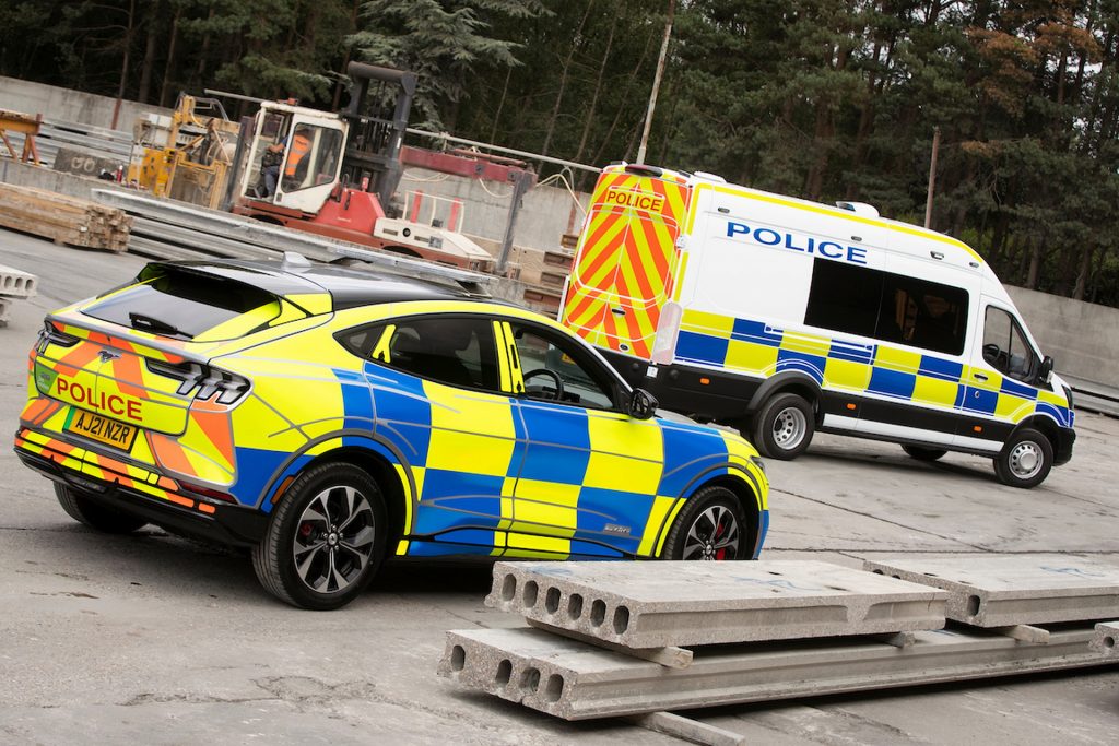 Ford Shows Off Mustang Mach-E Concept For UK Police Services | Carscoops
