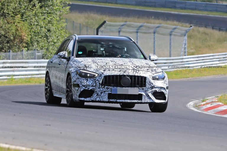 2022 Mercedes-AMG C63 Spied In Sedan And Wagon Form | Carscoops