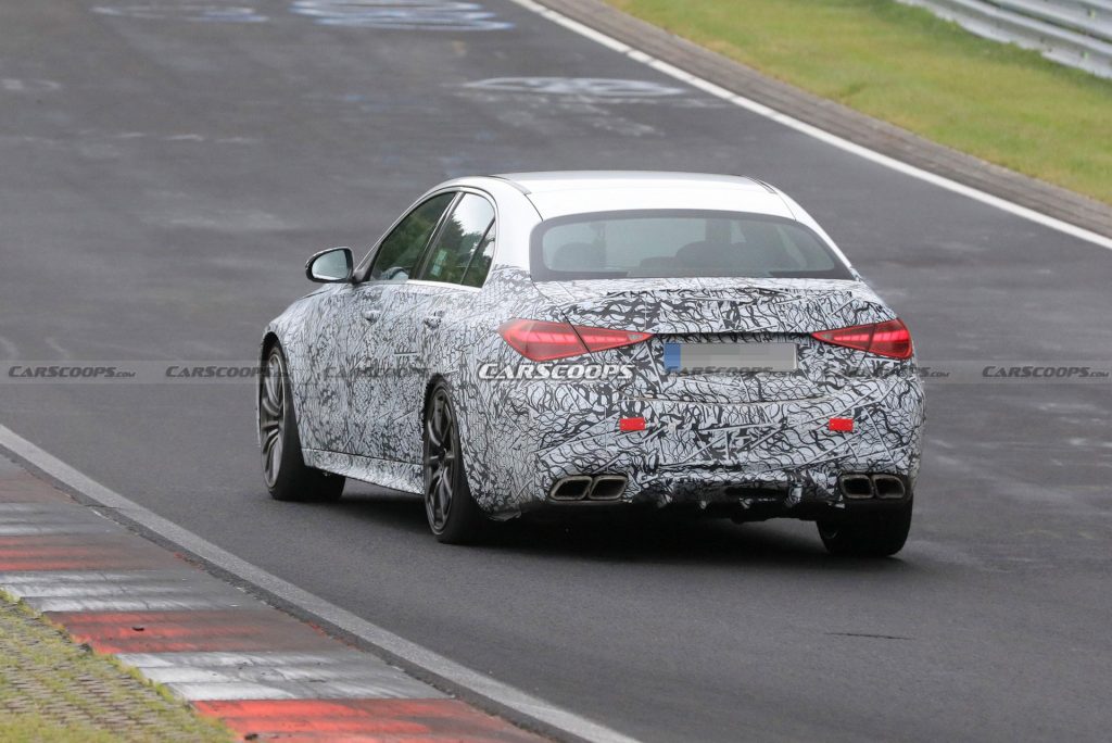 2022 Mercedes-AMG C63 Spied In Sedan And Wagon Form | Carscoops