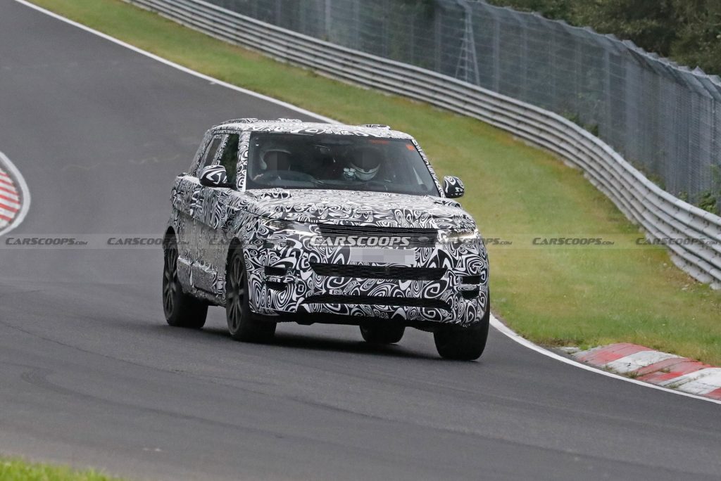 2023 Range Rover Sport SVR Shows More Of Its Face During Nurburgring ...