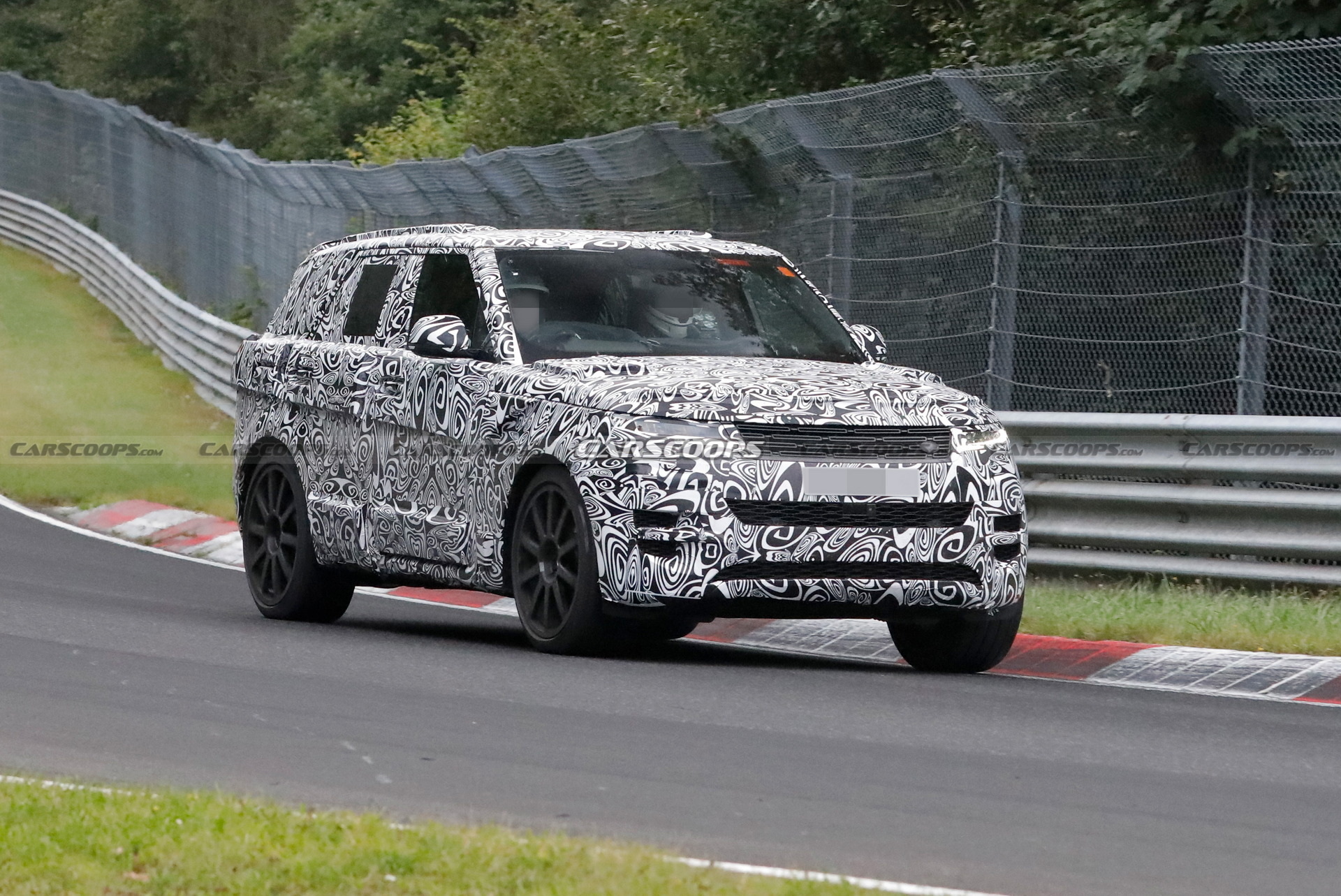 2023 Range Rover Sport SVR Shows More Of Its Face During Nurburgring ...