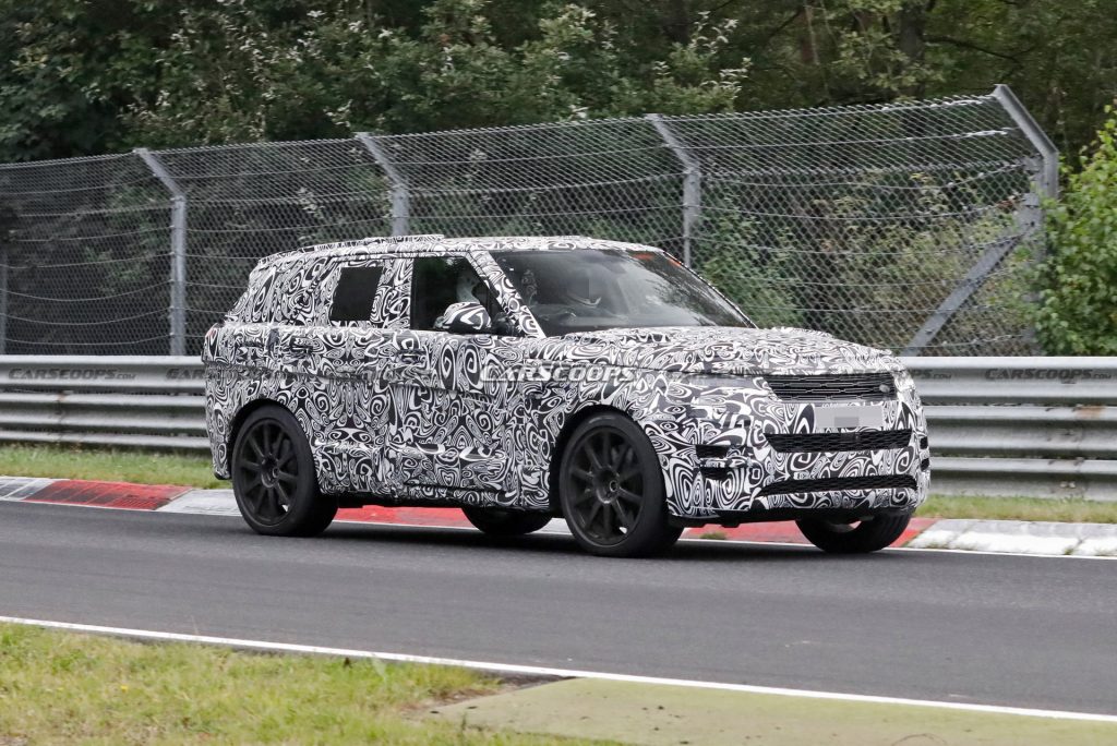 2023 Range Rover Sport SVR Shows More Of Its Face During Nurburgring ...