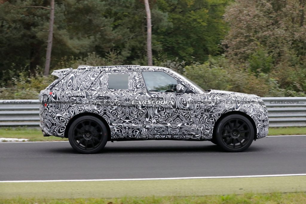 2023 Range Rover Sport SVR Shows More Of Its Face During Nurburgring ...