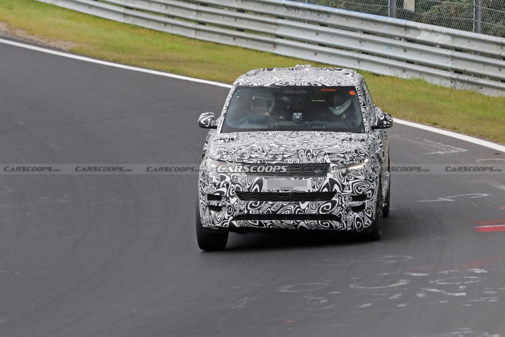 2023 Range Rover Sport SVR Shows More Of Its Face During Nurburgring ...
