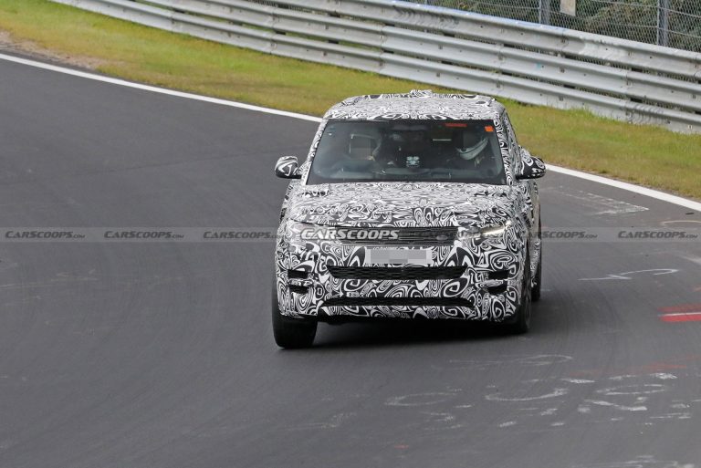 2023 Range Rover Sport SVR Shows More Of Its Face During Nurburgring ...