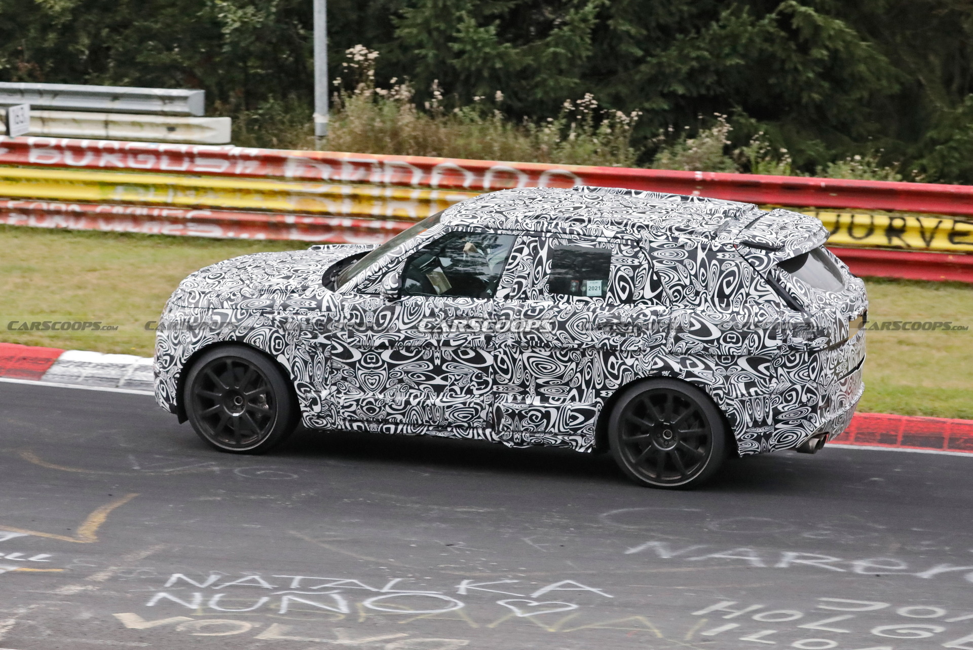 2023 Range Rover Sport SVR Shows More Of Its Face During Nurburgring ...