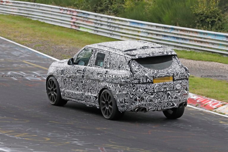 2023 Range Rover Sport SVR Shows More Of Its Face During Nurburgring ...