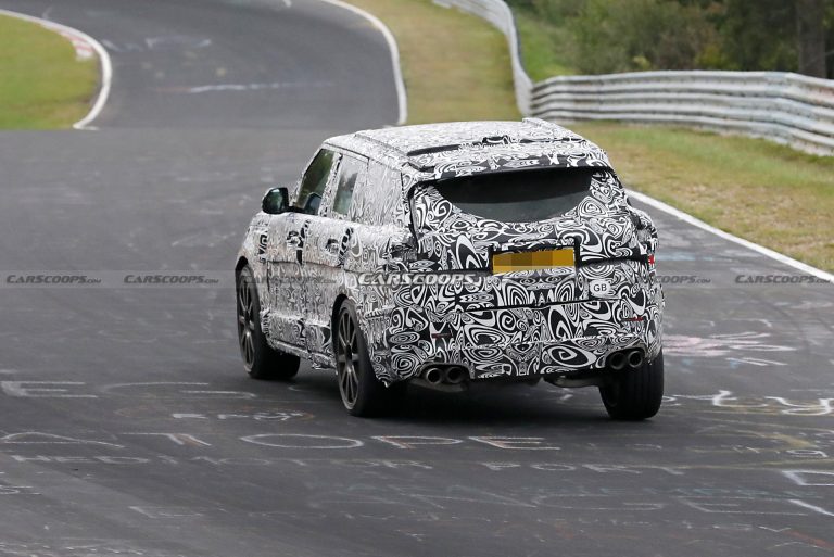 2023 Range Rover Sport SVR Shows More Of Its Face During Nurburgring ...