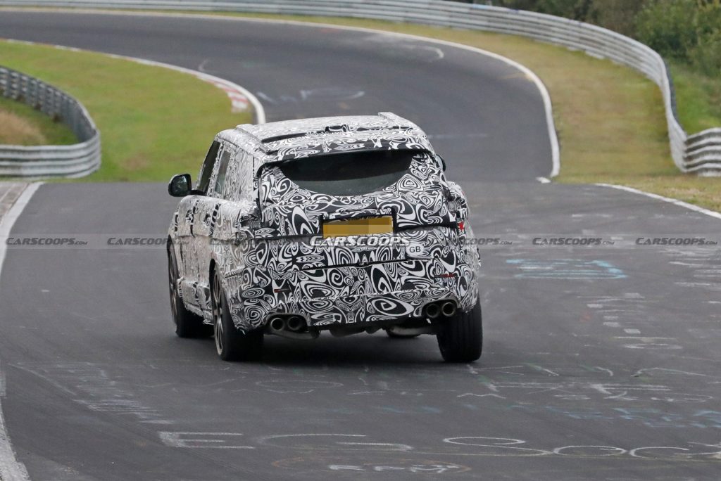 2023 Range Rover Sport SVR Shows More Of Its Face During Nurburgring ...