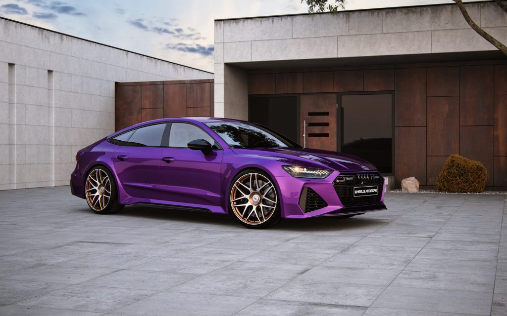 This Purple Audi RS7 Is More Powerful Than The Original Bugatti Veyron ...