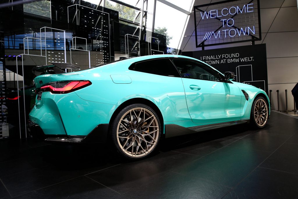 BMW M4 Competition Painted In Mint Green Looks Like A Jellybean | Carscoops