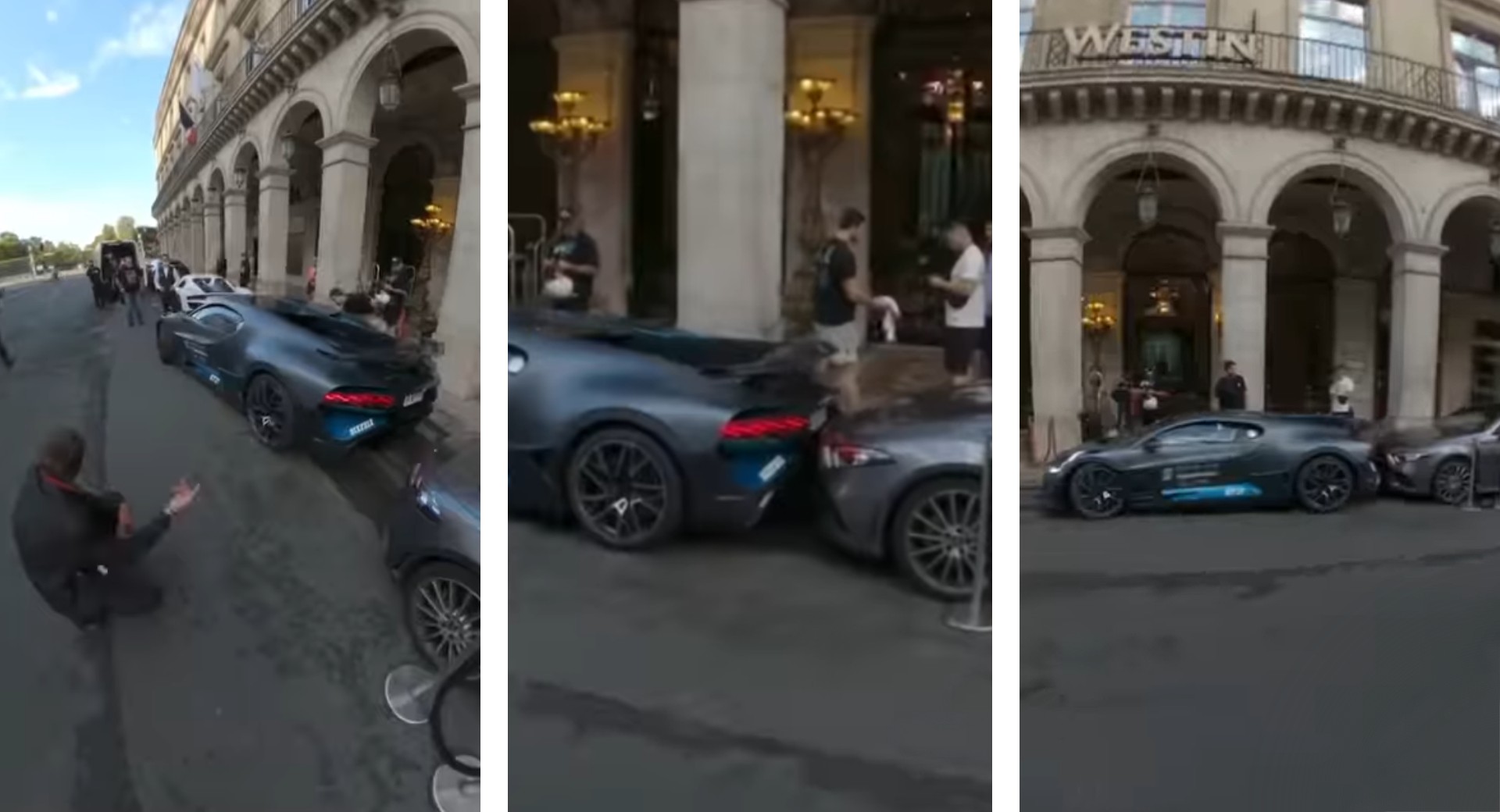 Parking Lessons Needed: $6 Million Bugatti Divo Backs Into A Mercedes ...
