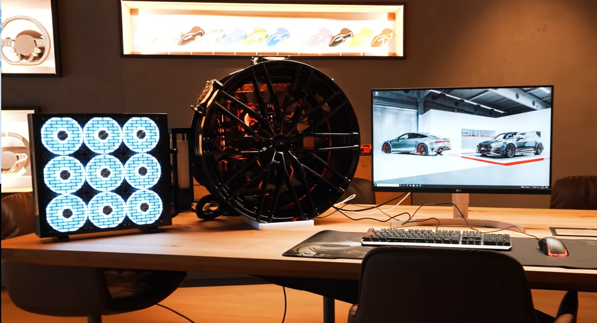 Watch Daniel Abt’s New Gaming PC Get Stuffed Into A Car Rim By Der8auer ...