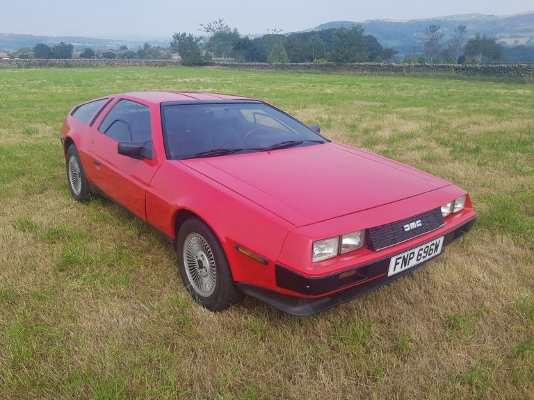 For $37,000, You Can Ride This Rare Red-Painted DeLorean All The Way ...