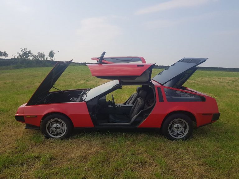 For $37,000, You Can Ride This Rare Red-Painted DeLorean All The Way ...