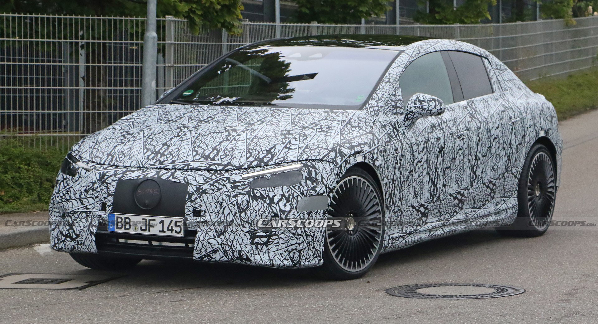 2023 Mercedes-AMG EQE 53 Spied: AMG’s Electric Sedan Getting Ready For ...