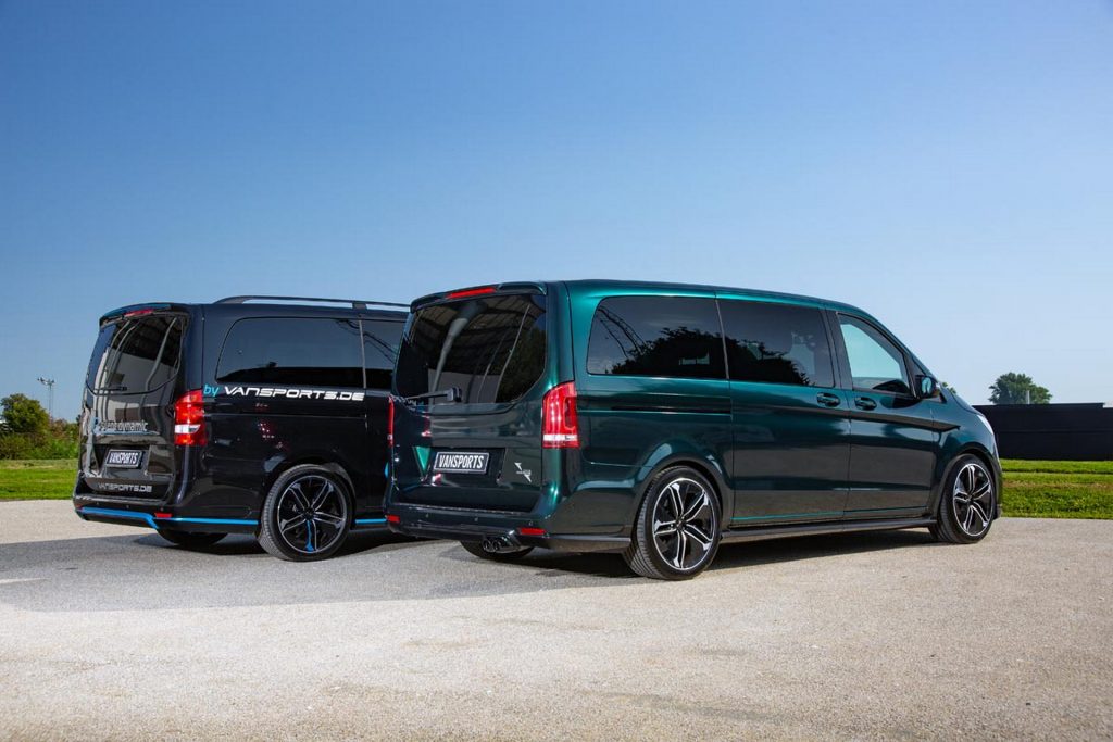 VanSports Amps Up The V300d Diesel And All-Electric e-Vito Mercedes ...