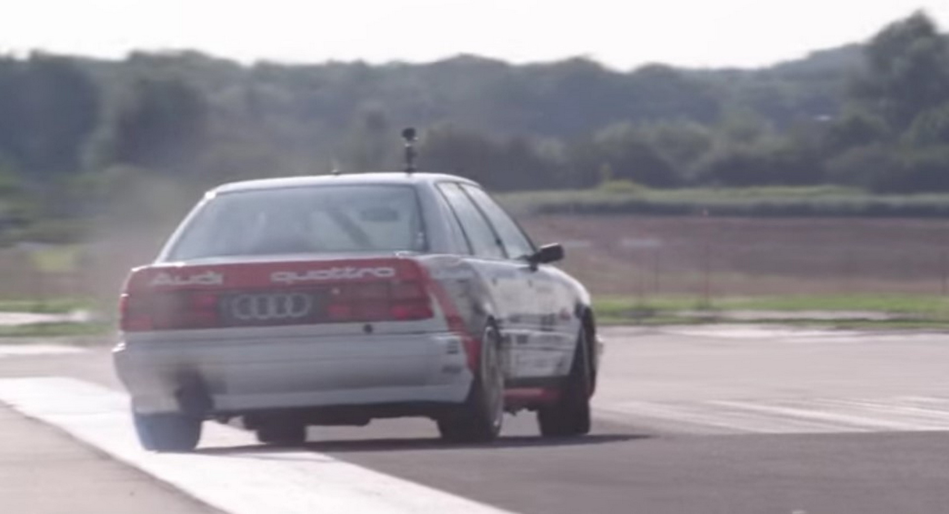 Ken Block Drives Audi’s 1990 V8 DTM Race Car And E-Tron Vision GT ...