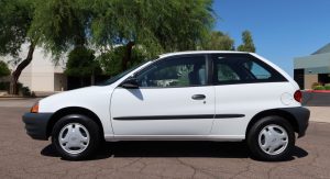 This 400 Mile Chevy Metro Hatchback Is An Economy Car Time Capsule From ...