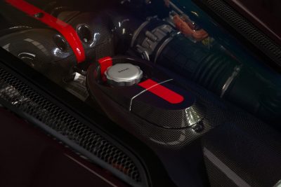 Special Order LaFerrari Painted In A Deep Red Wine Finish Is An Eye ...