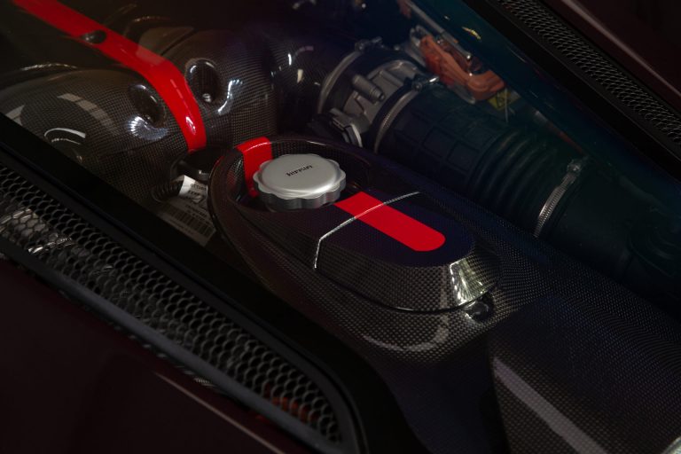 Special Order LaFerrari Painted In A Deep Red Wine Finish Is An Eye ...