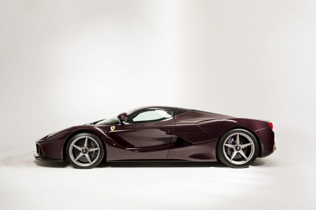 Special Order LaFerrari Painted In A Deep Red Wine Finish Is An Eye ...