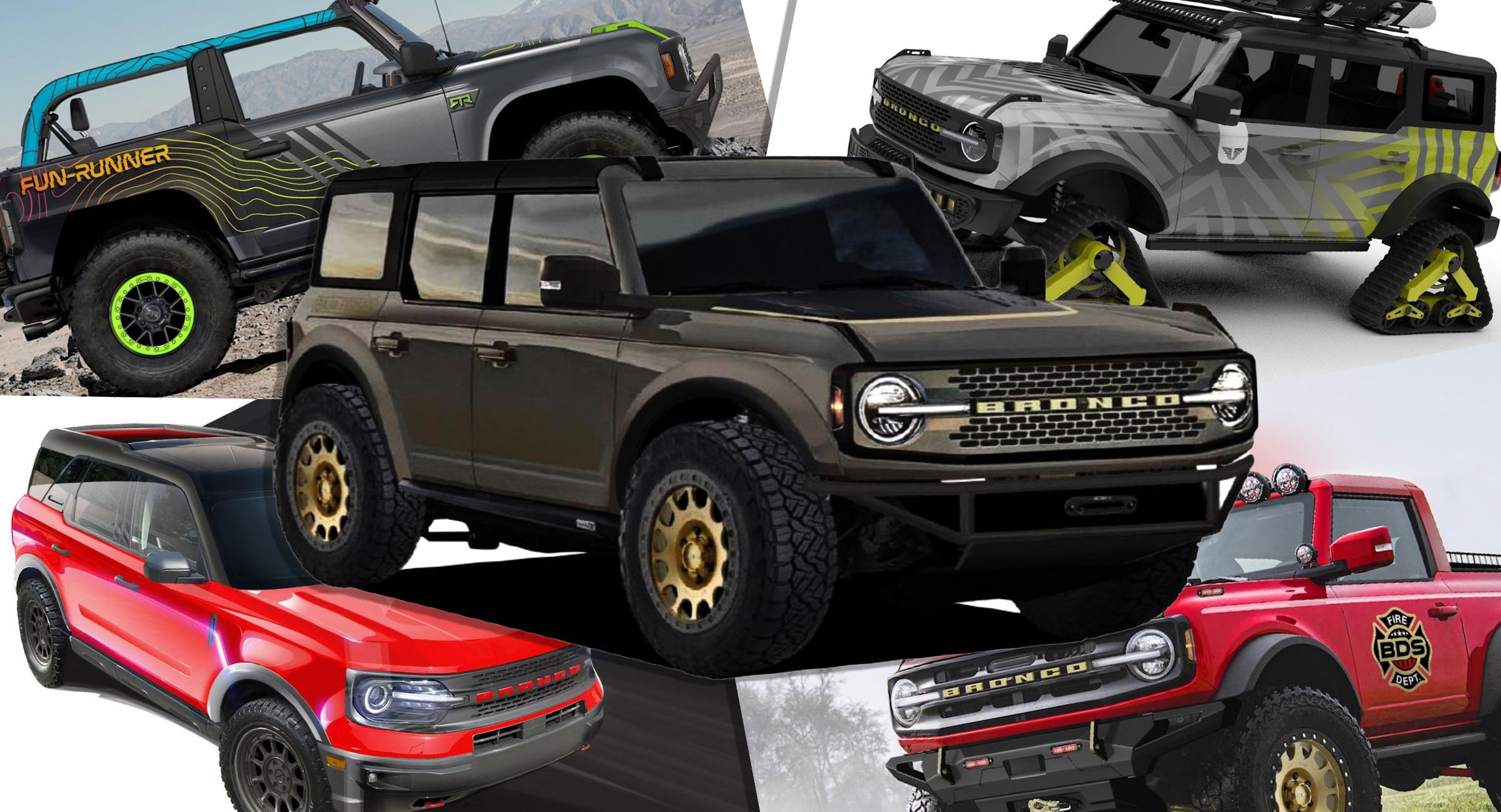 Ford Performance Is Bringing A Hoard Of 2021 Broncos And Bronco Sports ...