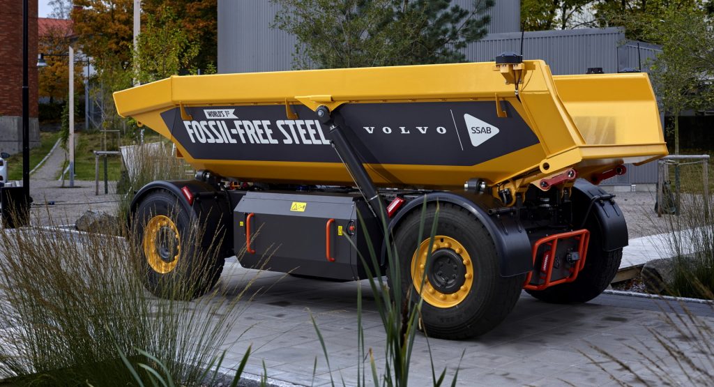 This Odd Looking Volvo Is The World’s First Vehicle Made Of Fossil-Free ...