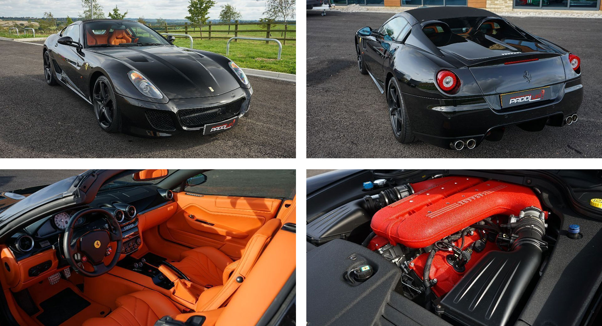 This Rare Ferrari 599 Aperta Has A Special Hermés Orange Interior ...