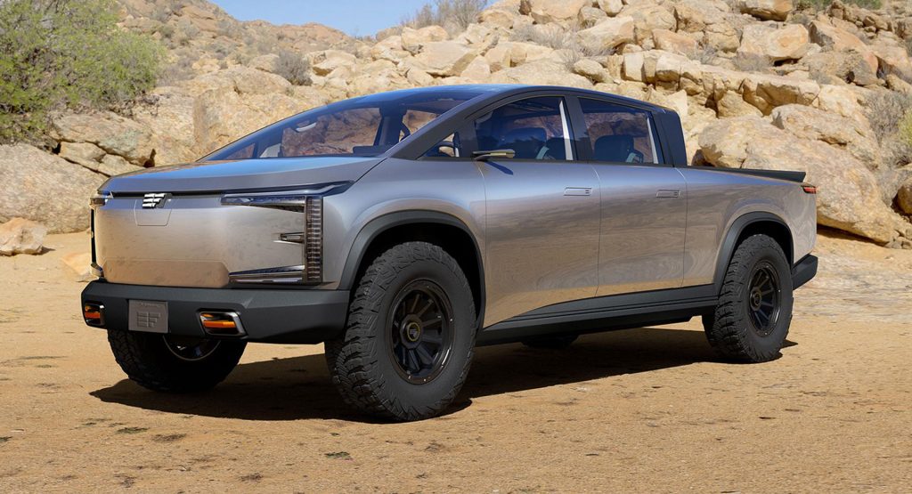 SPI Energy’s EdisonFuture Debuts EF1-T All-Electric Pickup Truck | Carscoops