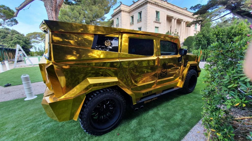 Golden Dartz Prombron Aladeen Edition SUV From “The Dictator” Could Be ...