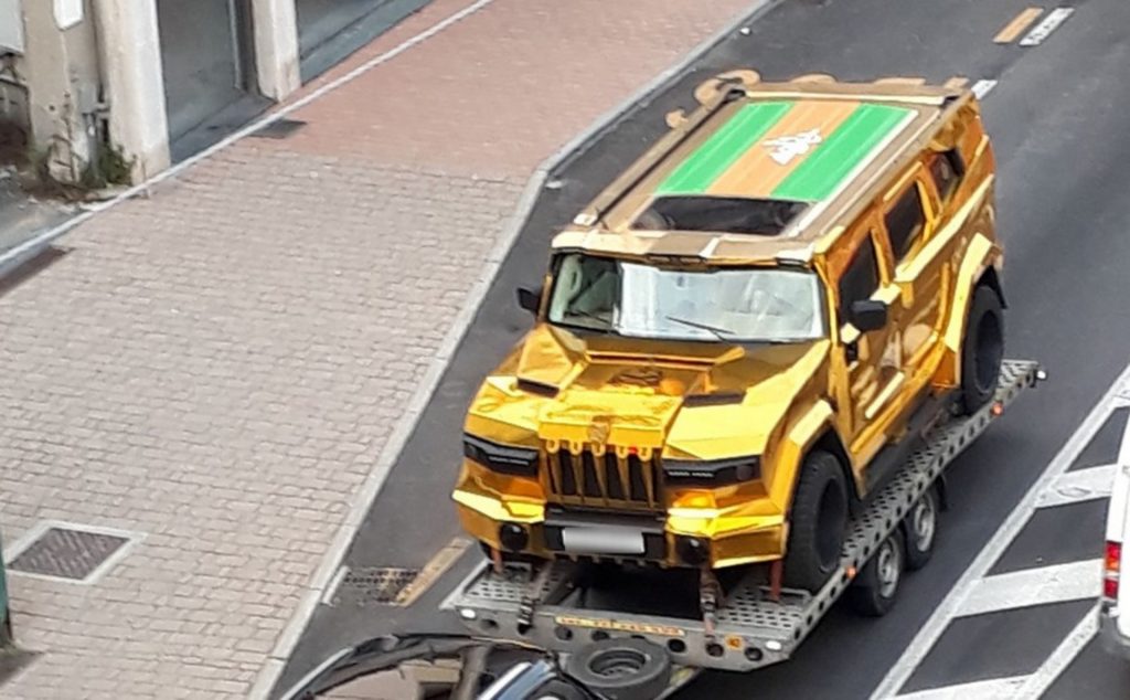 Golden Dartz Prombron Aladeen Edition SUV From “The Dictator” Could Be ...