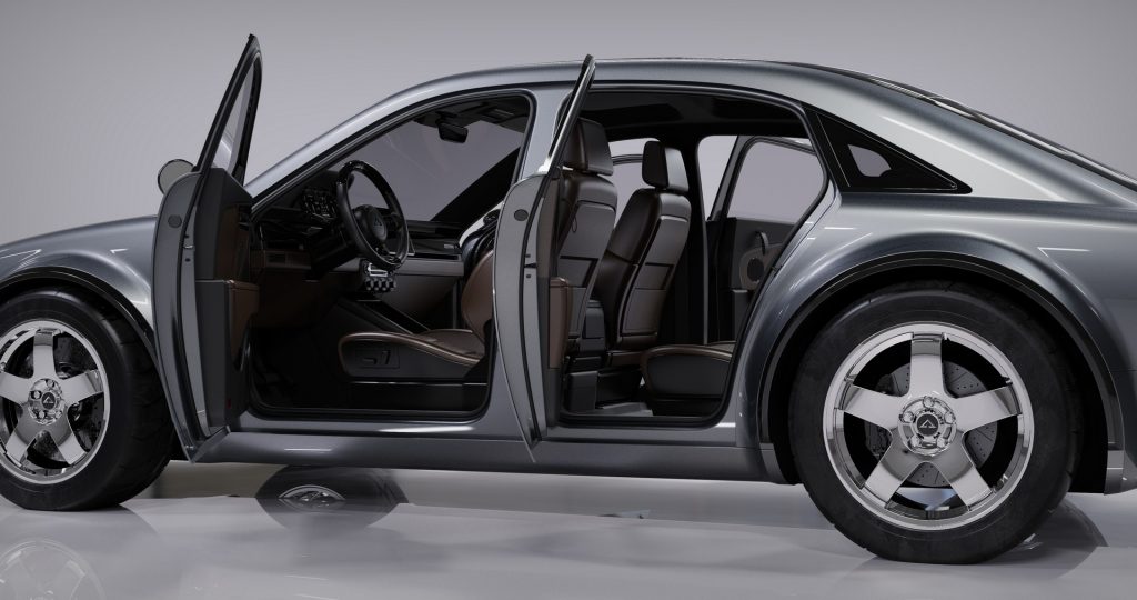 Alpha Saga Electric Sedan Debuts With 300 Mile Range And Optional All ...