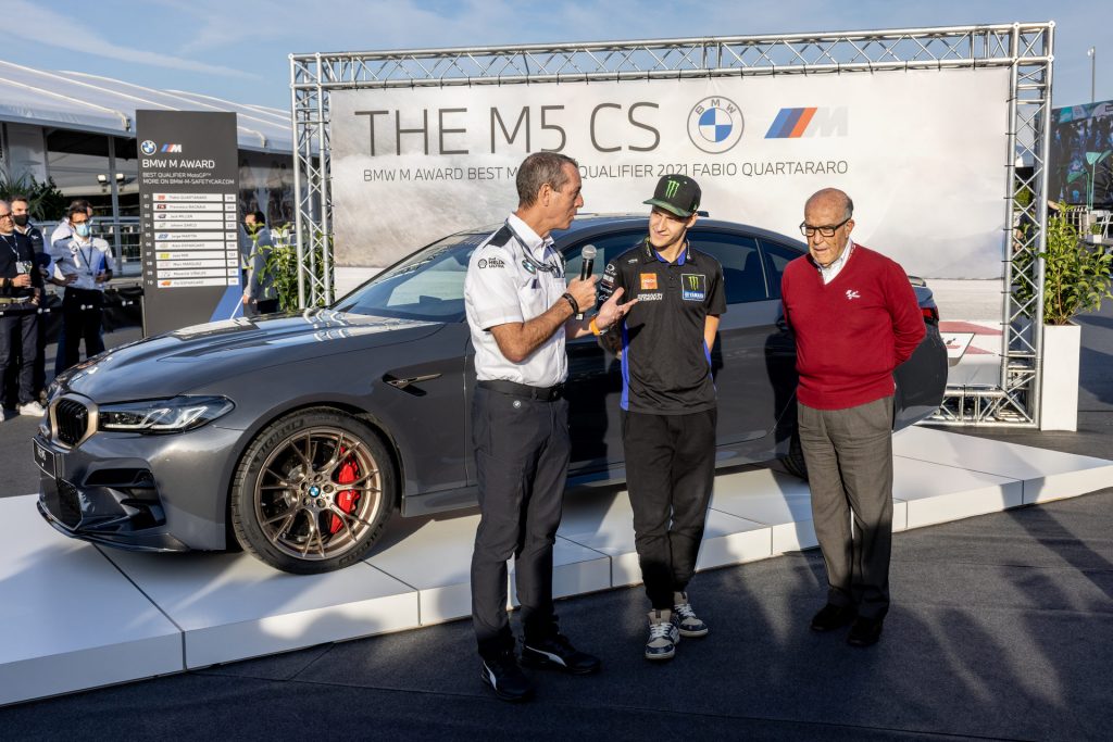 MotoGP World Champion Fabio Quartararo Wins BMW M5 CS For Fastest ...