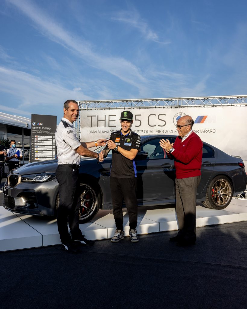 MotoGP World Champion Fabio Quartararo Wins BMW M5 CS For Fastest ...