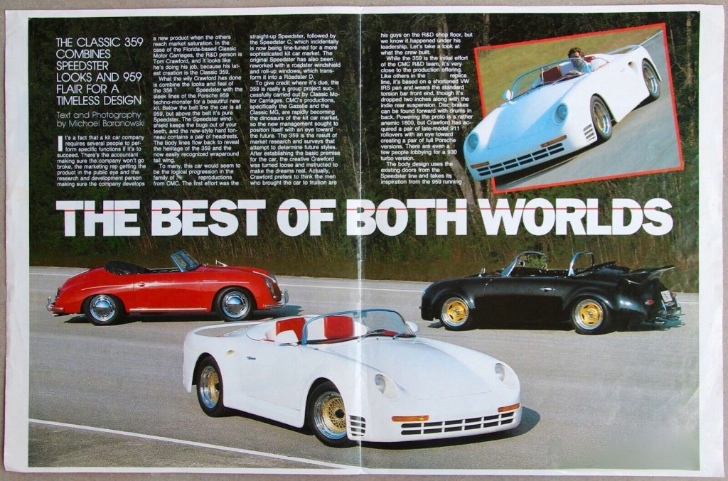 Porsche Never Built A 959 Speedster, So The Kit Car World Obliged ...