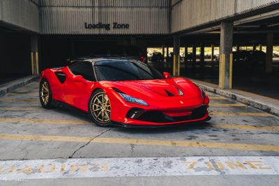 Ferrari F8 Tributo Glistens With Gold Wheels | Carscoops