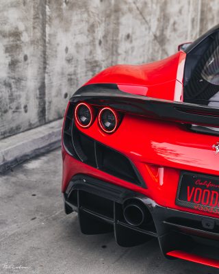 Ferrari F8 Tributo Glistens With Gold Wheels | Carscoops