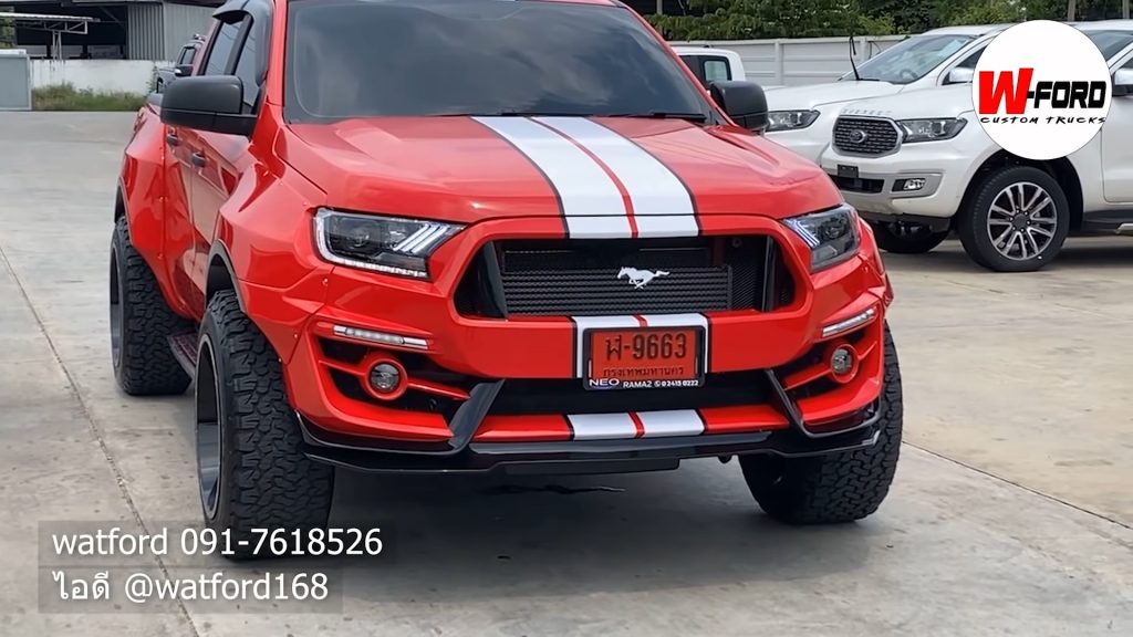 Thai’s WAT Ford Ranger Sends Sportscar Vibes With Shelby Mustang Like ...