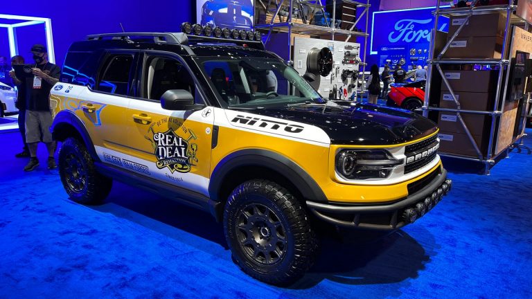 Customized Pickups And Mustangs Dominate Ford’s SEMA Display | Carscoops
