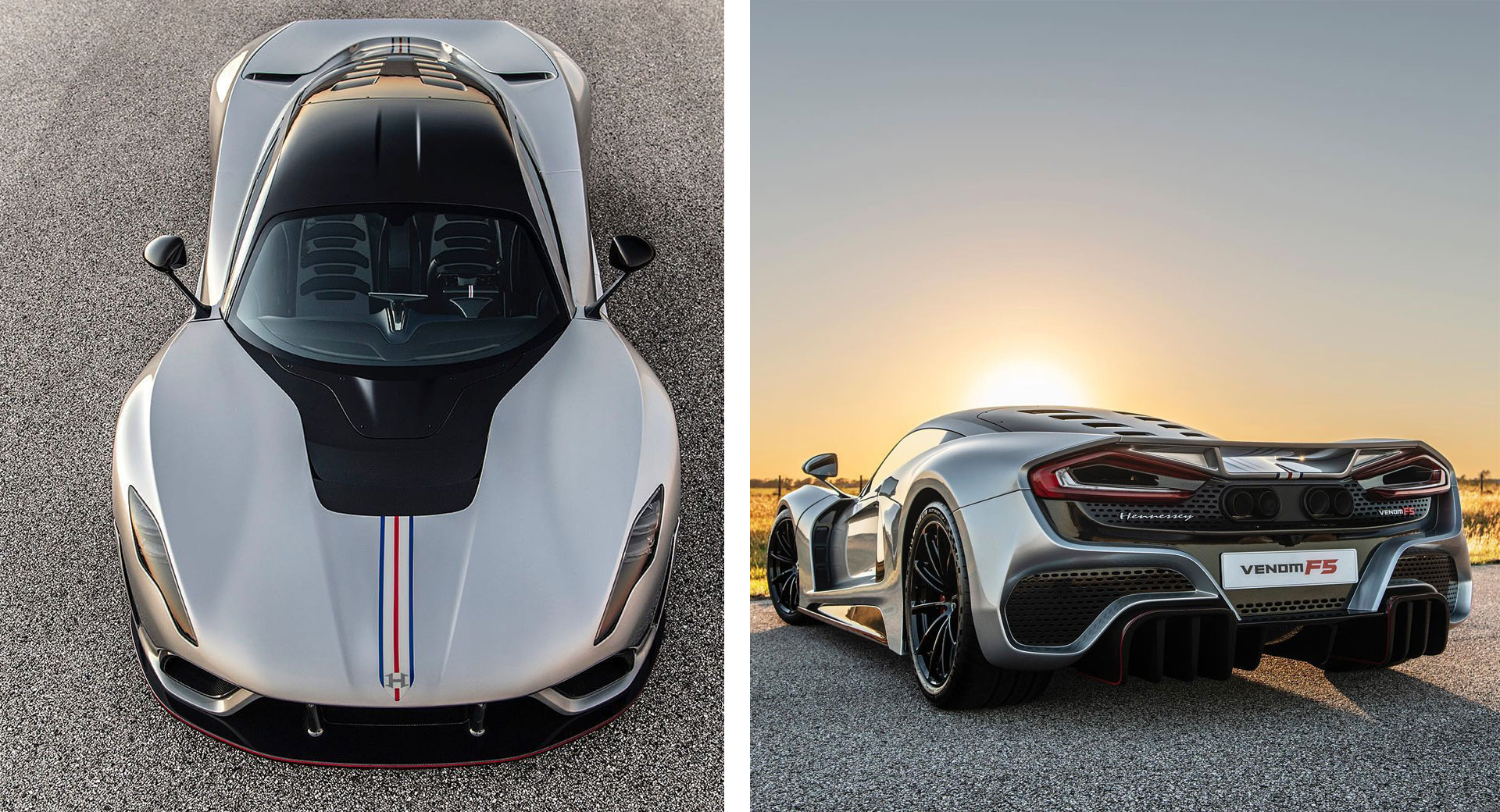 Would You Take This Silver Hennessey Venom F5 Over A Bugatti Chiron ...